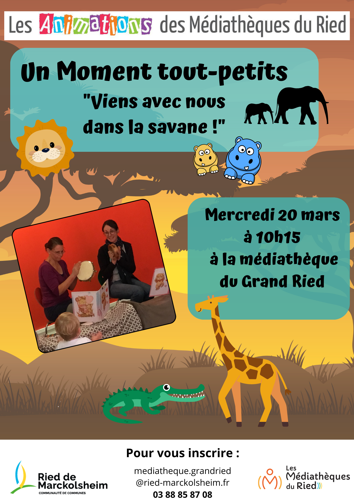 Moment tout-petits: "Viens avec nous dans la savane" - Communauté de ...
